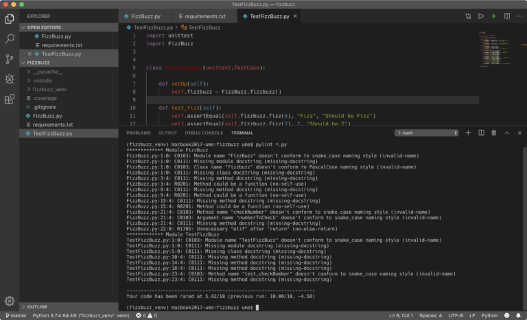 Code-Qualität in Python: Pylint als Linter für Python-Code einsetzen ...